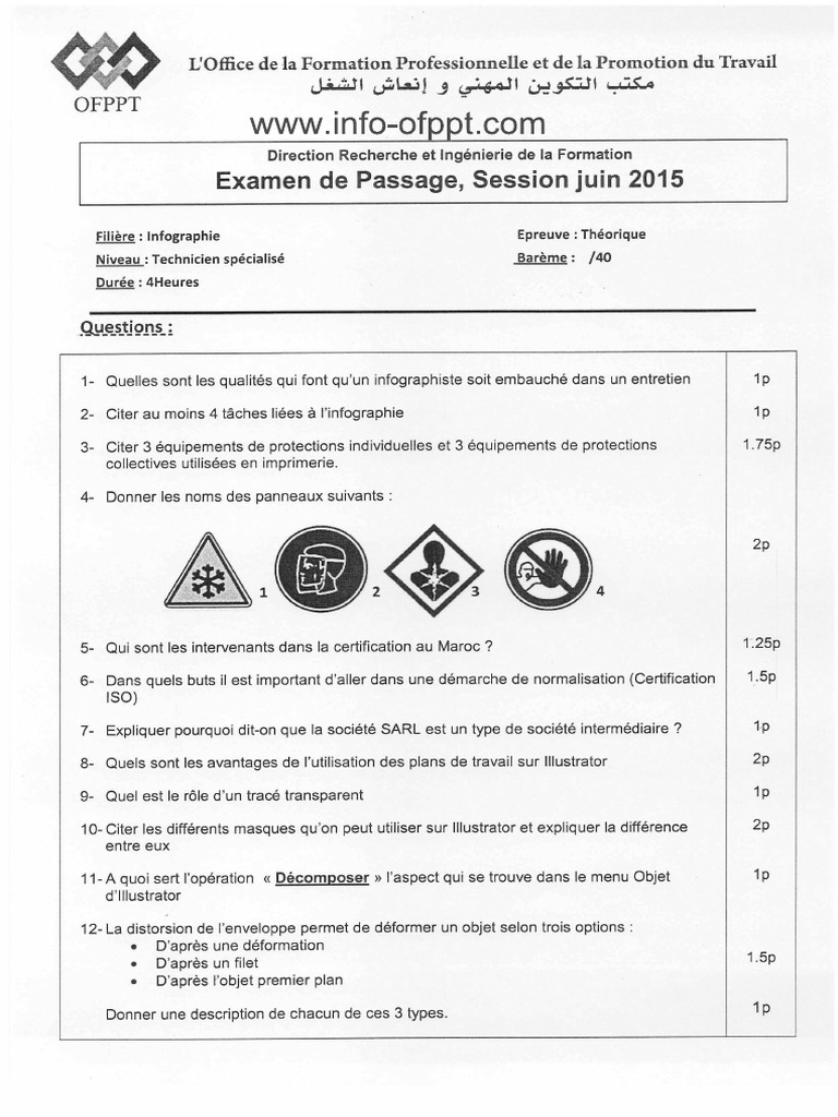 Examin Fin de Formation | PDF