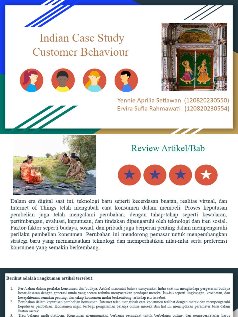 Customer Behaviour Indian Case Study | PDF | Karier & Perkembangan | Ilmu Sosial
