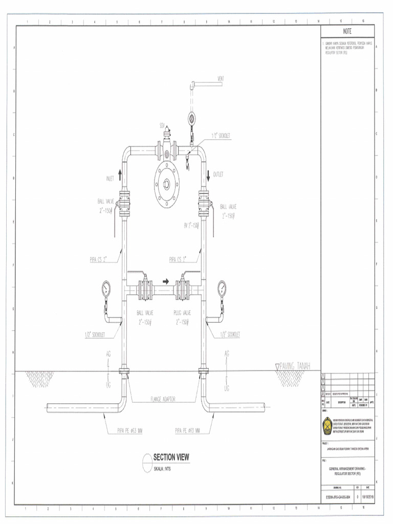 ESDM-JRG-GA-DG-004 - General Arrangement Drawing - Regulating Sector ...