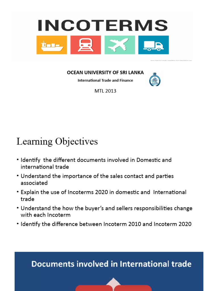 Incoterms | Download Free PDF | Trade | Business