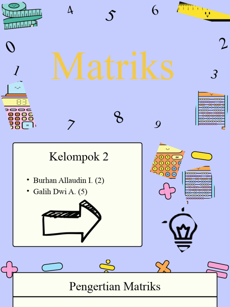 Matematika Materi Matriks | PDF