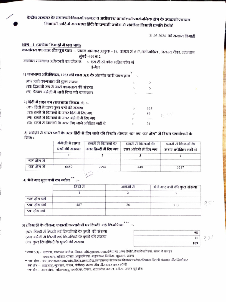 Hindi Timahi Report | PDF