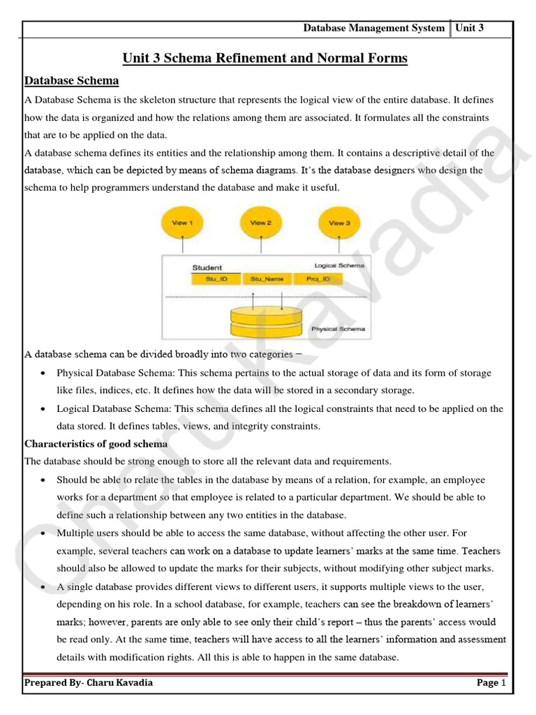 Unit 3 DBMS | PDF | Databases | Data Management