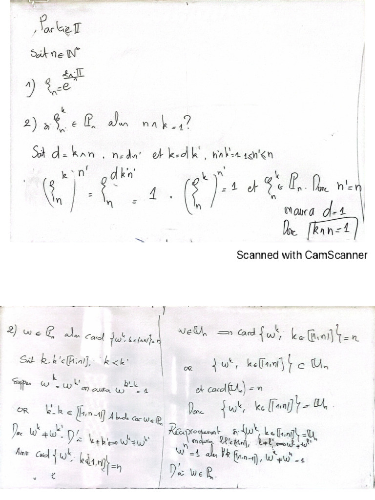 Correction DM 1 - Complexe | PDF