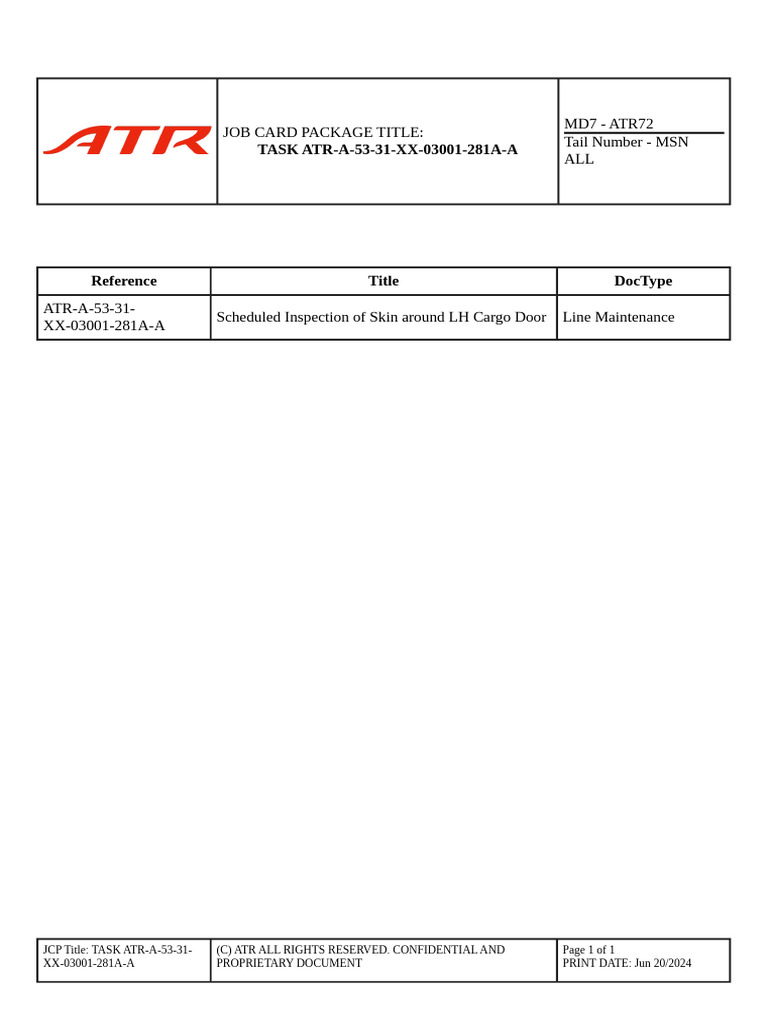 Task Atr-A-53-31-Xx-03001-281a-A | PDF | Technology & Engineering