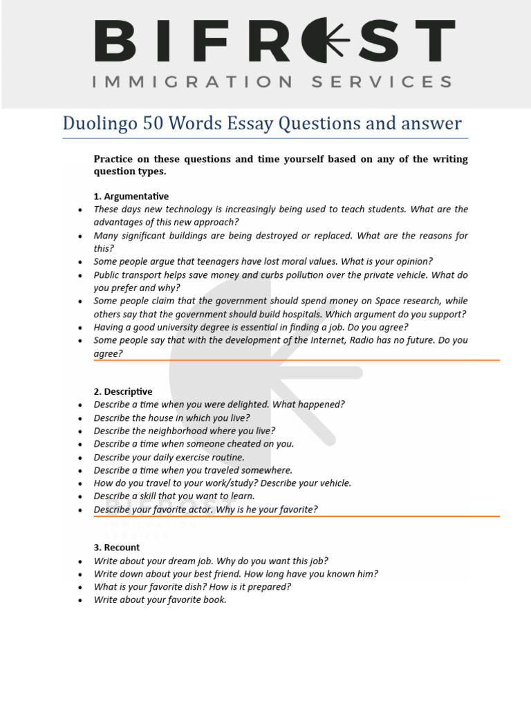 50 Words Questions Answers | Download Free PDF | Verb | Subject (Grammar)