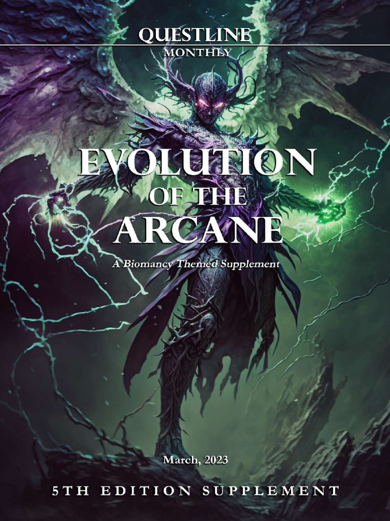 Evolution of the Arcane - Questline Monthly (03.05.2023) | PDF ...