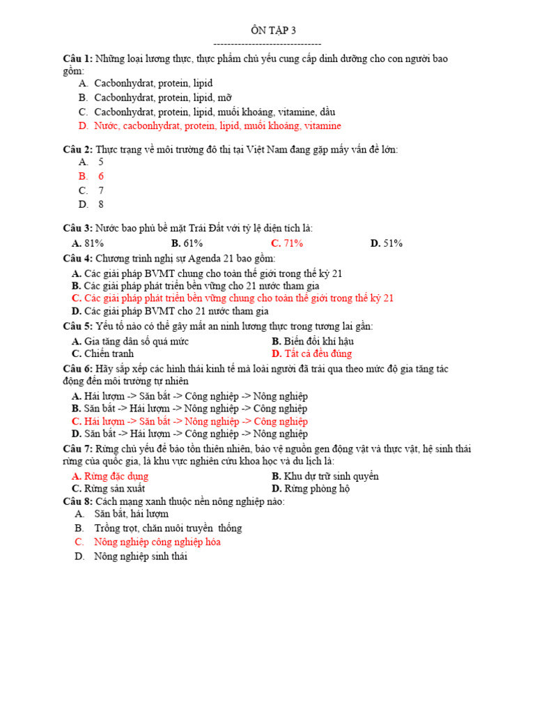 3 - Ã"n Tã P 3 CNMT HK2 22-23 | PDF
