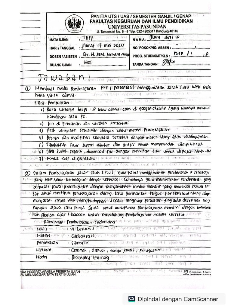 Uas - TBPP - Julia Disti - PGSD D | PDF