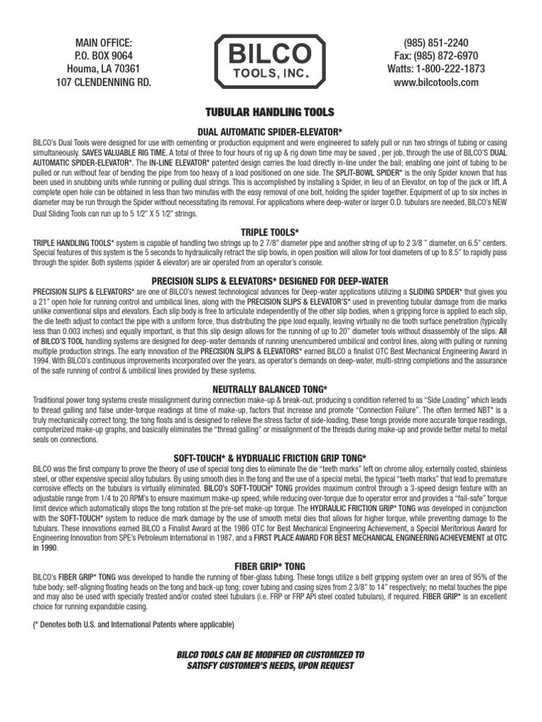 Bilco 1 | PDF | Pipe (Fluid Conveyance) | Elevator