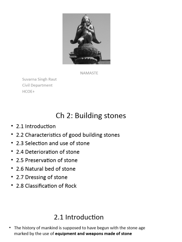 Ch2 Building Stones | PDF | Rock (Geology) | Minerals