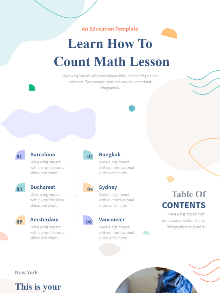 Learn How To Count Math Lesson Presentation Orange Variant | PDF ...