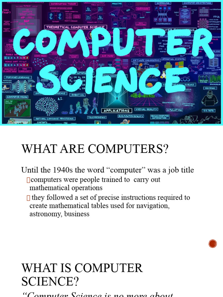 Computer Science Lecture 01 | PDF