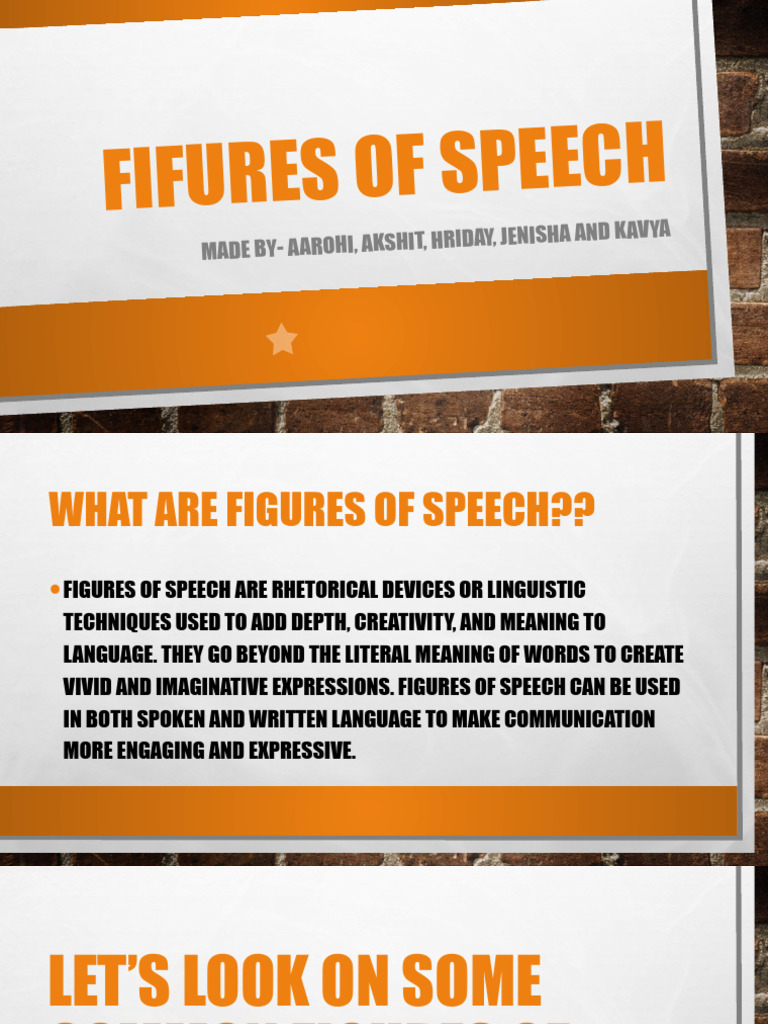 FIGURES of Speech | PDF | Metaphor | Anthropomorphism
