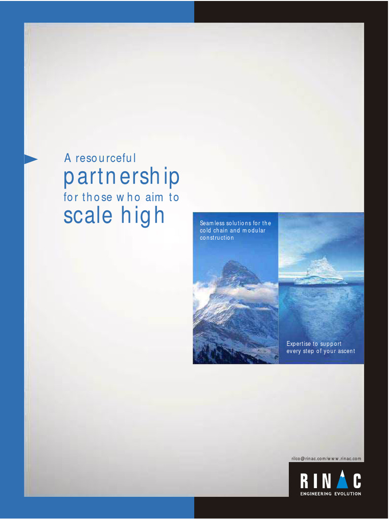 Rinac India LTD - Company Profile | PDF | Refrigerator | Refrigeration