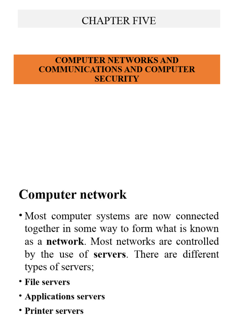 CH5 Computer Security[1].Pptx [Read-Only] | Download Free PDF | Computer Network | Spyware