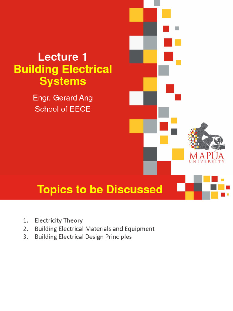 Engineering Utilities Lecture 1 | PDF | Electric Current | Atoms