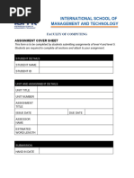 Individual Assignment Cover Page | PDF
