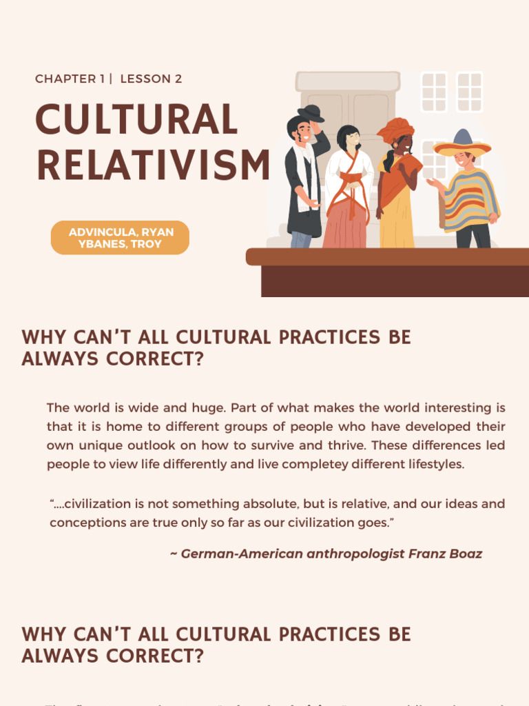 Understanding Cultural Relativism and Peace Education | PDF ...