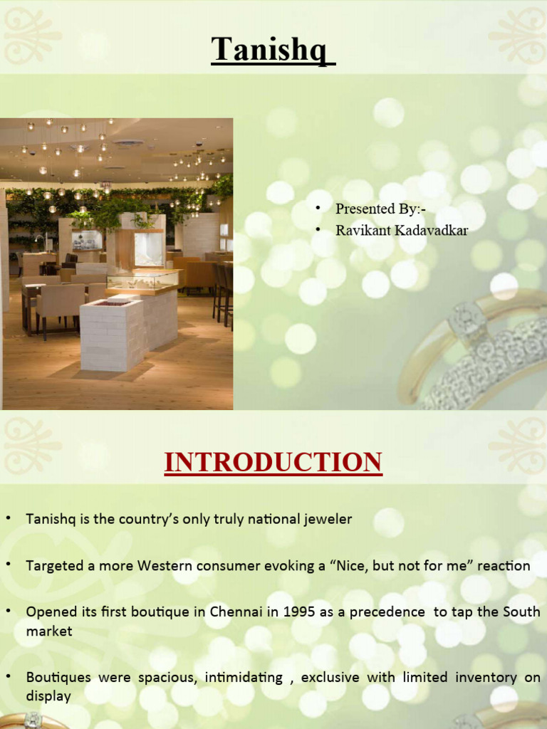 Tanishq: Elite & Working Women Focus | PDF | Jewellery | Brand