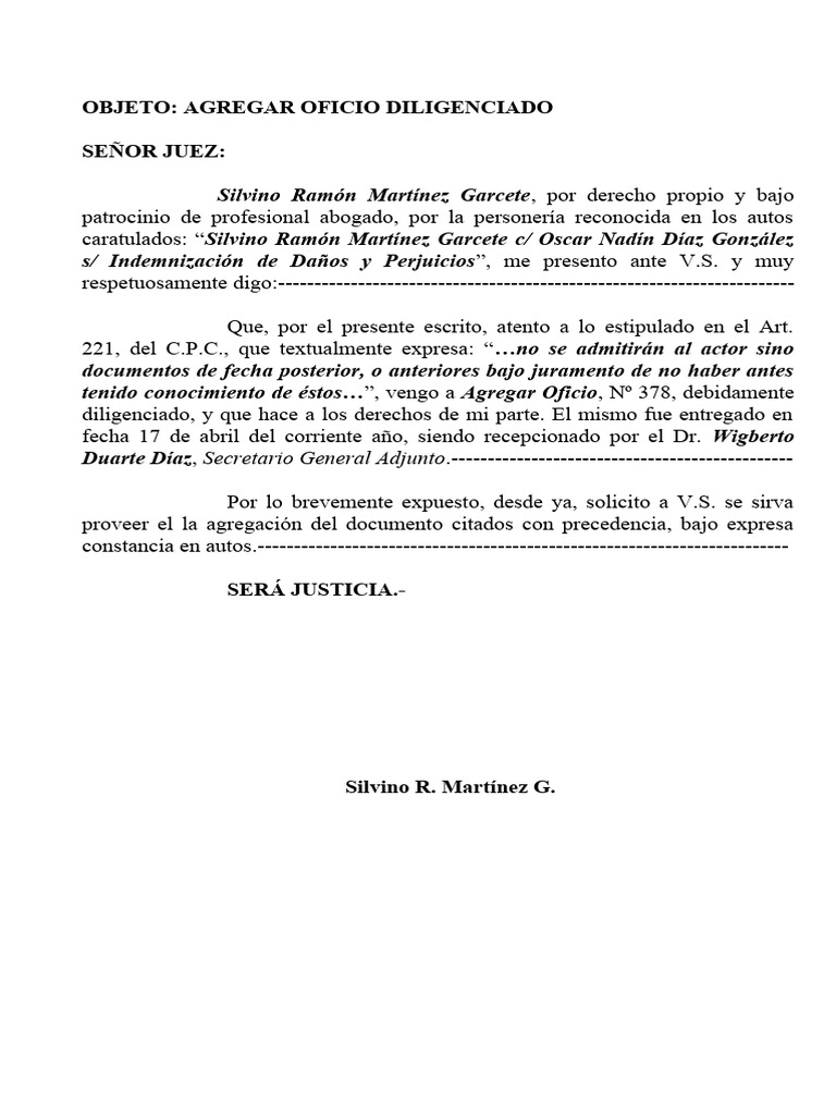 Agregar Oficio Diligenciado Nº 378 | PDF | Política | Ciencias sociales