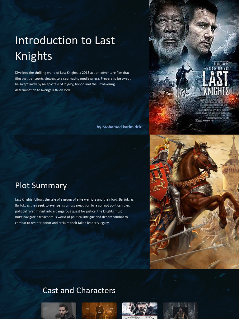Last Knights: A Cinematic Adventure | PDF | Art | History