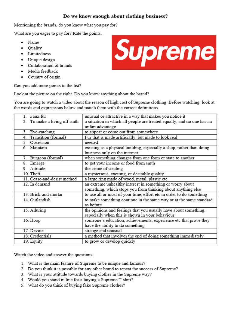 Clothing Business | PDF | Brand | Audit