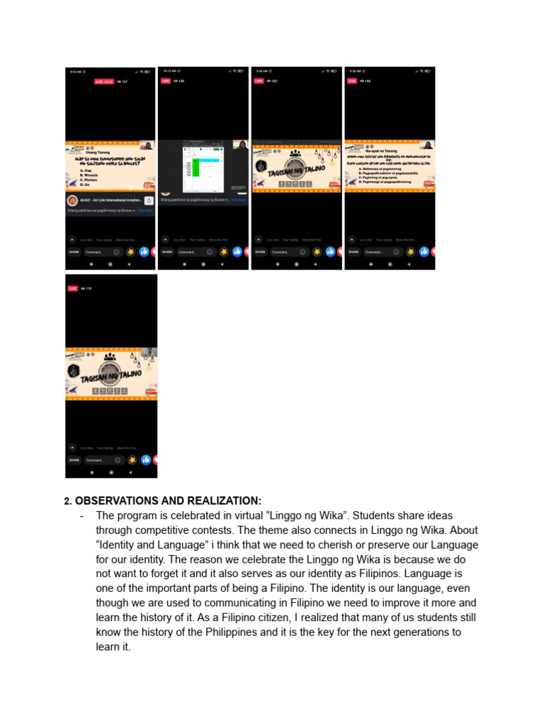 Async Activity Linggo NG Wika | PDF