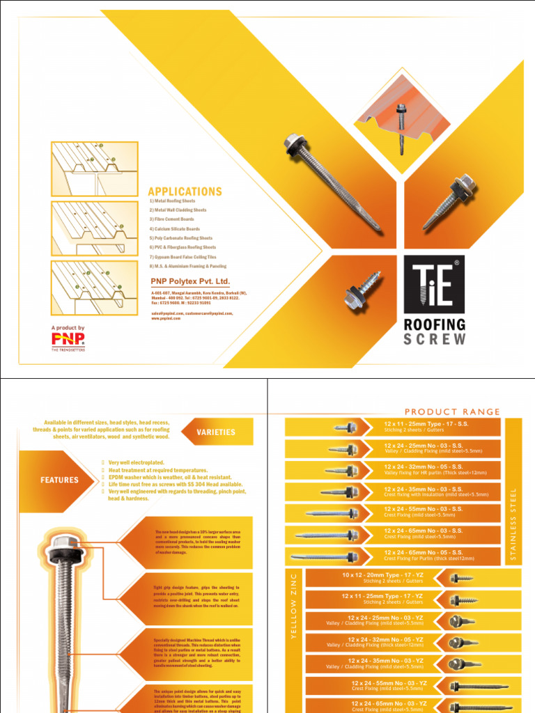TIE Brouchure | PDF | Building Engineering | Building Materials