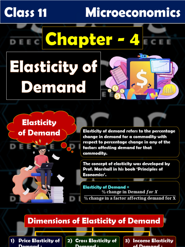 Eco Chap 4 PPT | PDF | Demand | Elasticity (Economics)