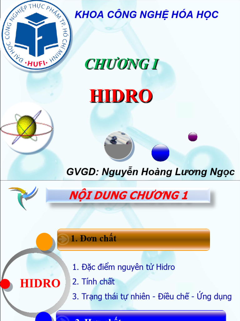 Chương 1 - Hidro | PDF