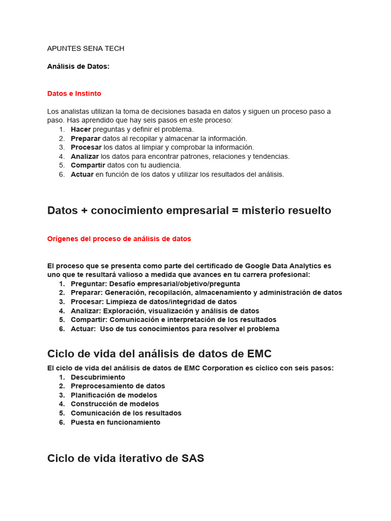 Analisis de Datos | PDF | Análisis de los datos | SQL