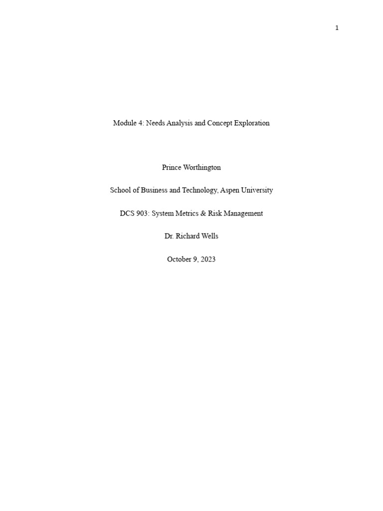 P Worthington DCS903-4 | PDF | System | Systems Engineering