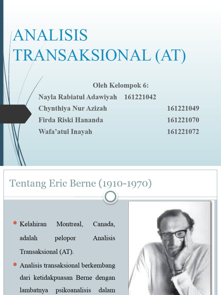 Analisis Transaksional-1 | PDF