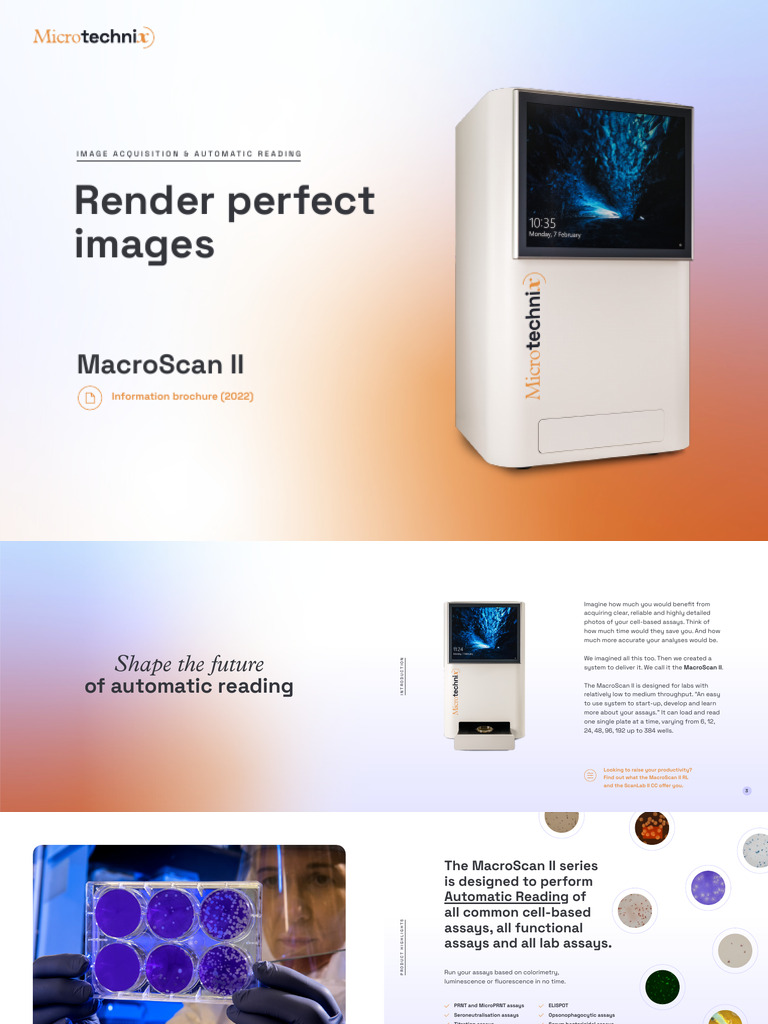Microtechnix Brochure 01 V6 FINAL | PDF | Camera | Assay