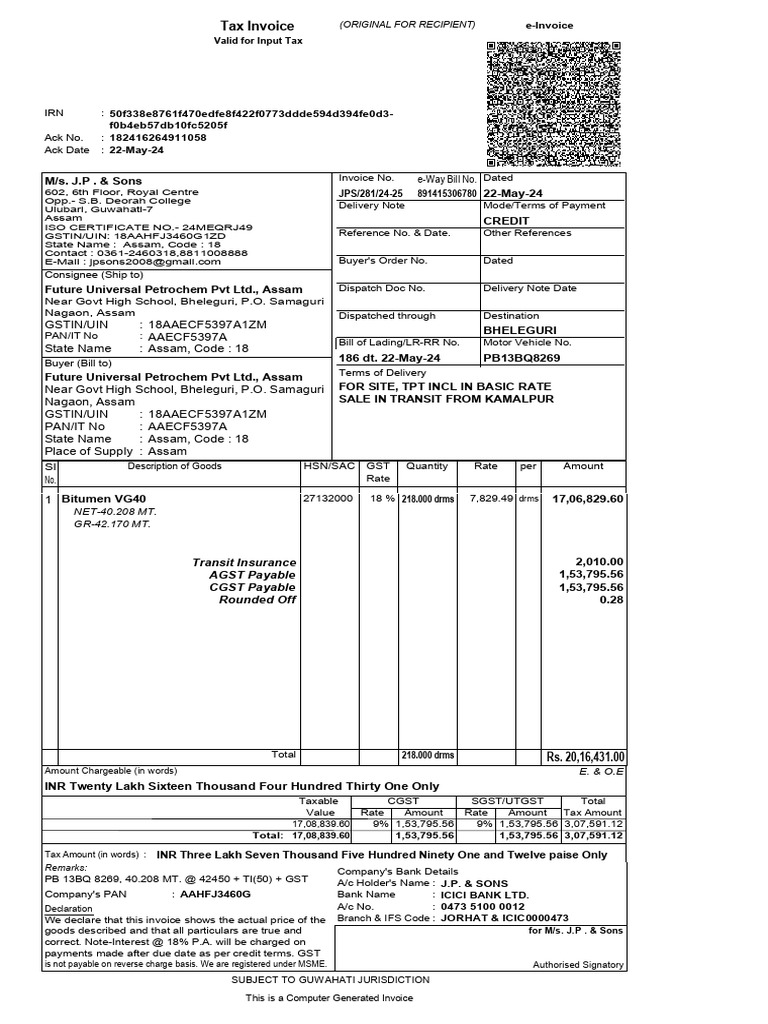 281 FUTURE | PDF | Invoice | Trade