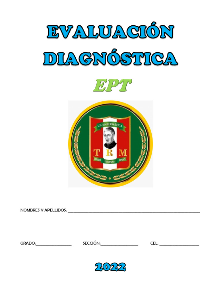 1. EVALUACION DIAGNOSTICA EPT VI CICLO | PDF | Agricultura | Iniciativa empresarial