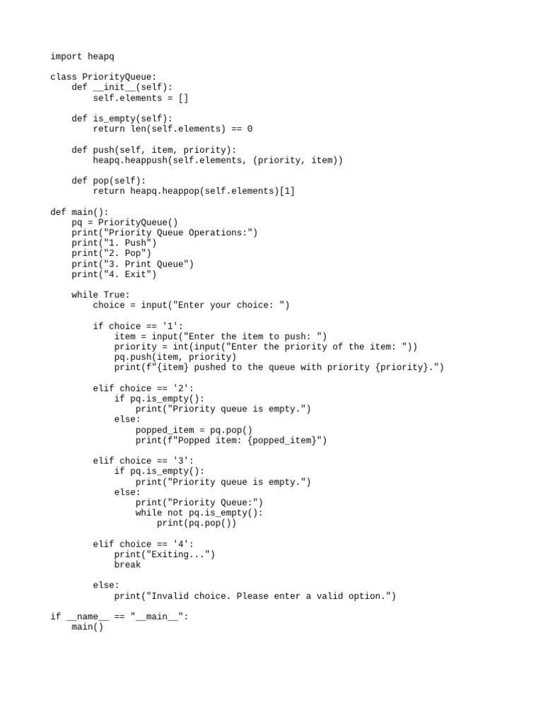 Heaps Using Priority Queues | PDF Heaps Using Priority Queues | PDF