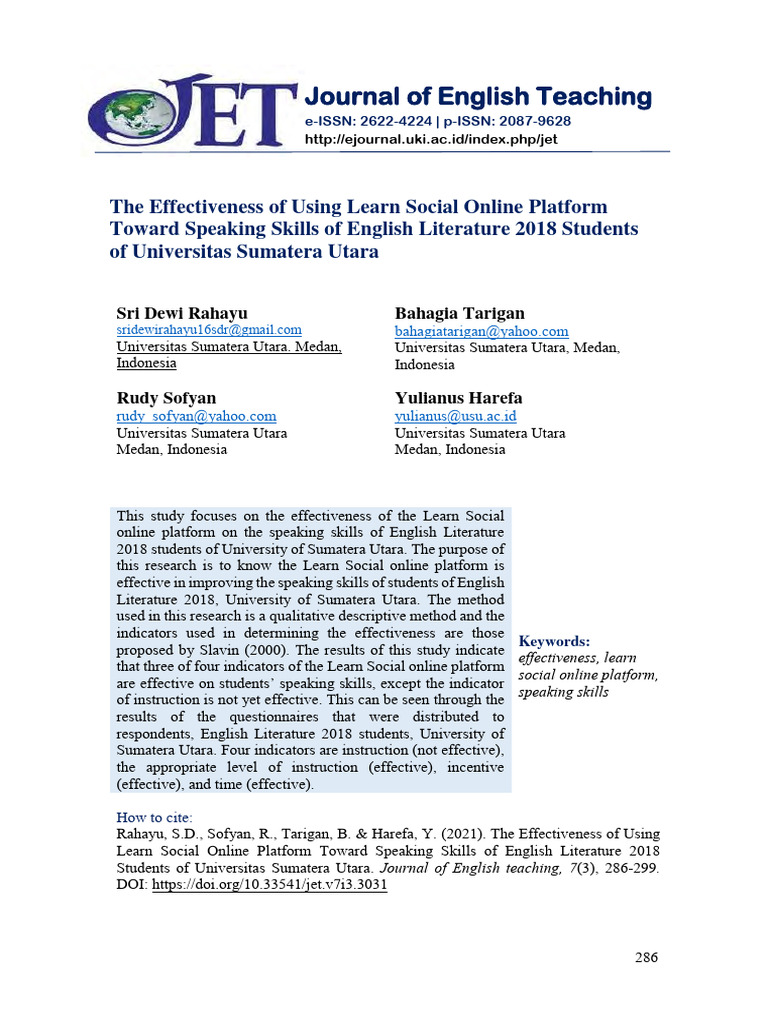 EJ1322422 | PDF | Educational Technology | English As A Second Or Foreign Language