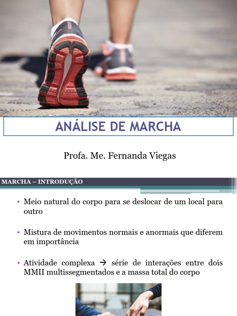 Análise de Marcha - Fernanda Viegas | PDF | Joelho | Movimentos anatômicos