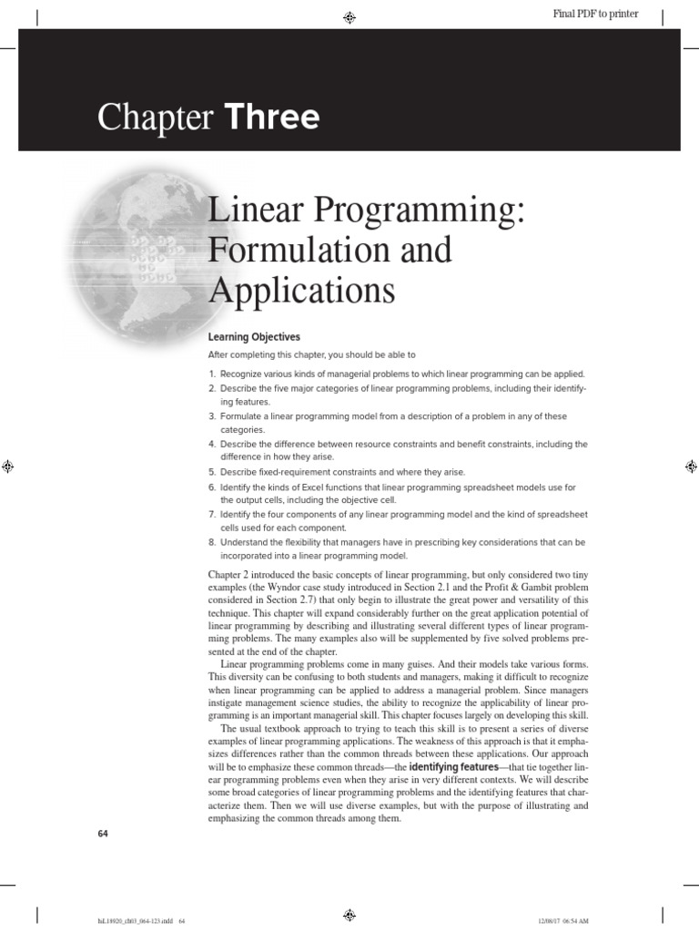 Corporate Finance - 064-123 | PDF | Linear Programming | Advertising