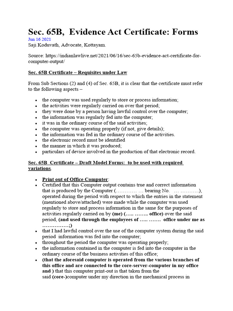 Certificate Forms Pdf Computer Data Storage Information