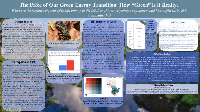 bio poster | PDF | Mining | Democratic Republic Of The Congo