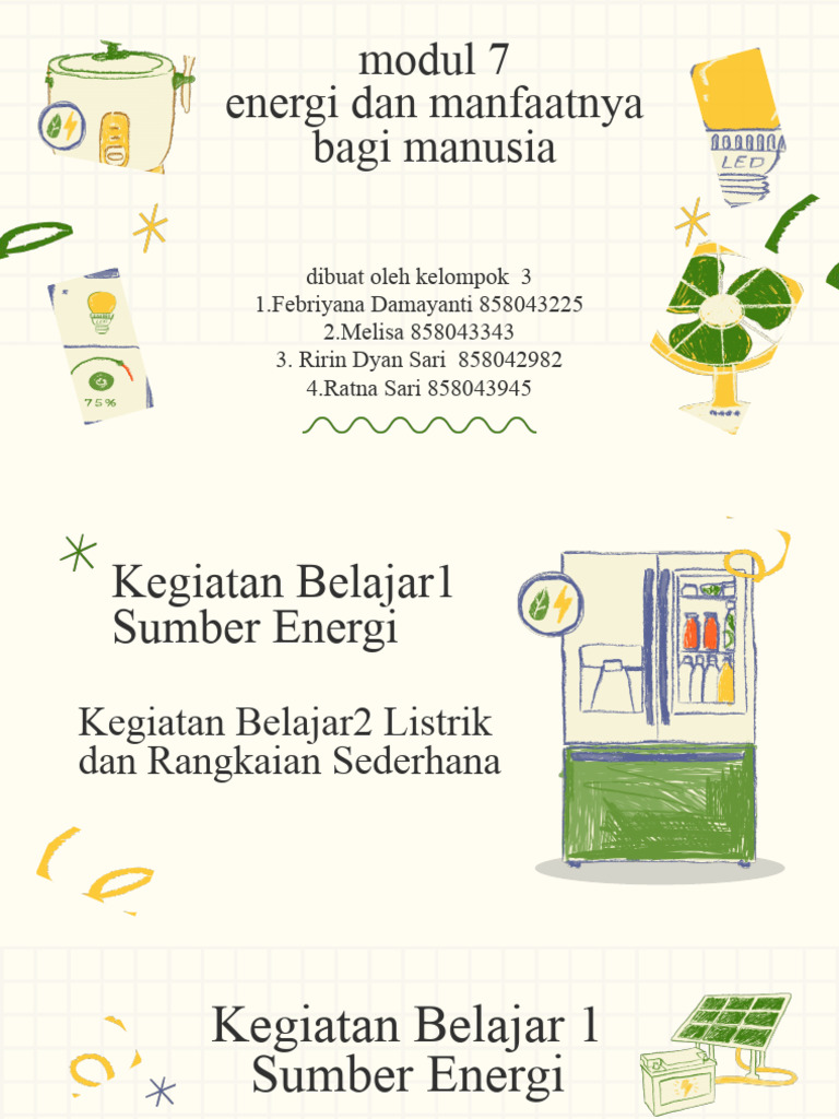Modul 7 Energi Dan Manfaatnya Bagi Manusia | PDF | Teknologi & Rekayasa