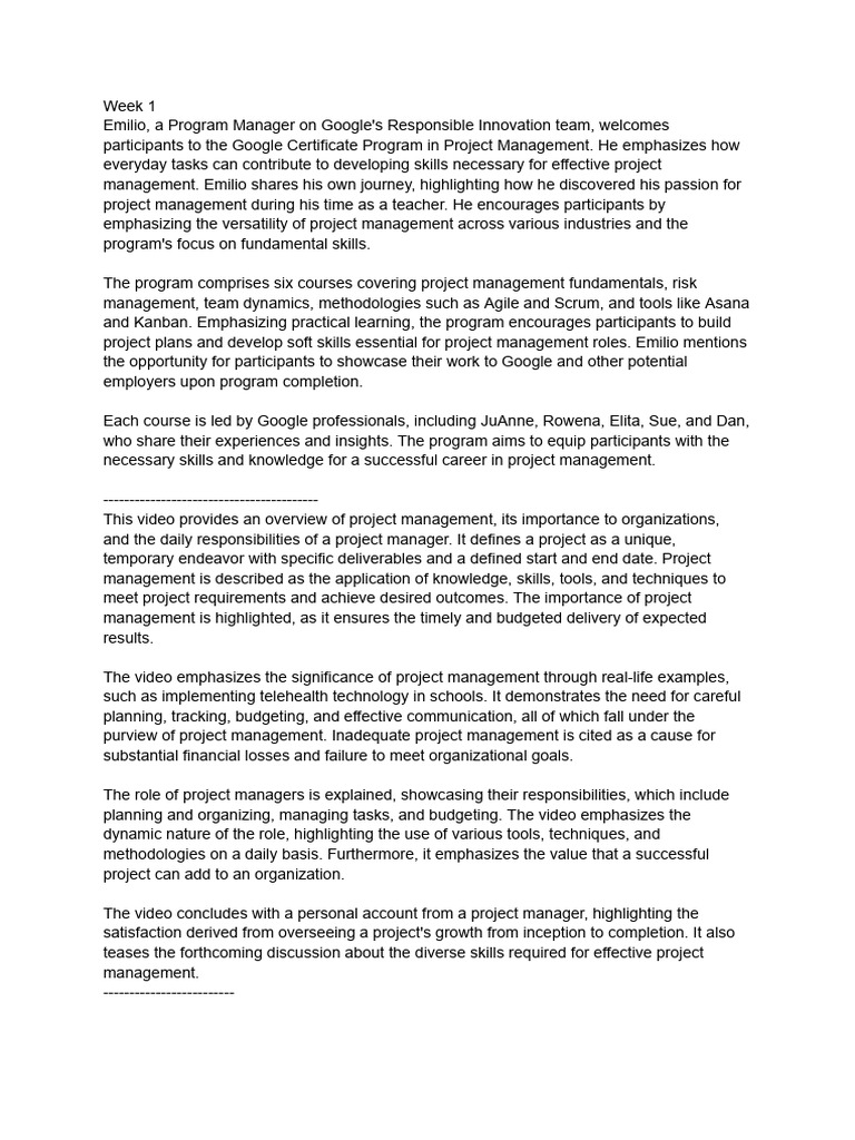 Foundations of Project Management | PDF | Project Management | Agile ...