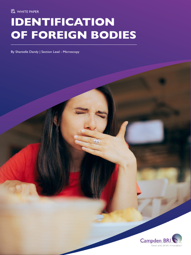 Identification of Foreign Bodies | PDF | Scanning Electron Microscope ...