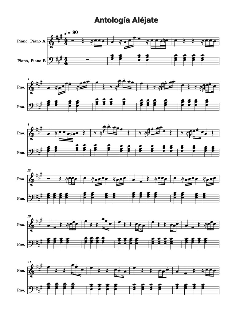 Antología Aléjate | PDF