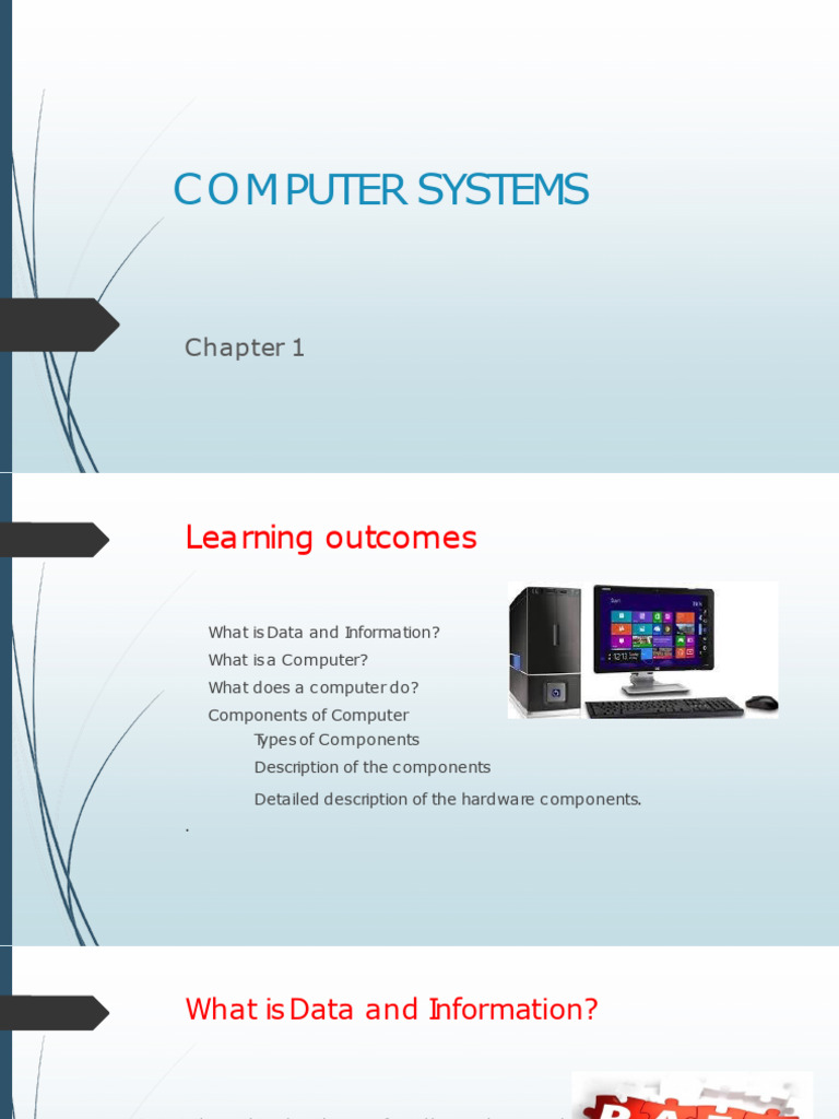 ICT Chapter 1 - Types of Components in Computer System | PDF | Graphical User Interfaces ...