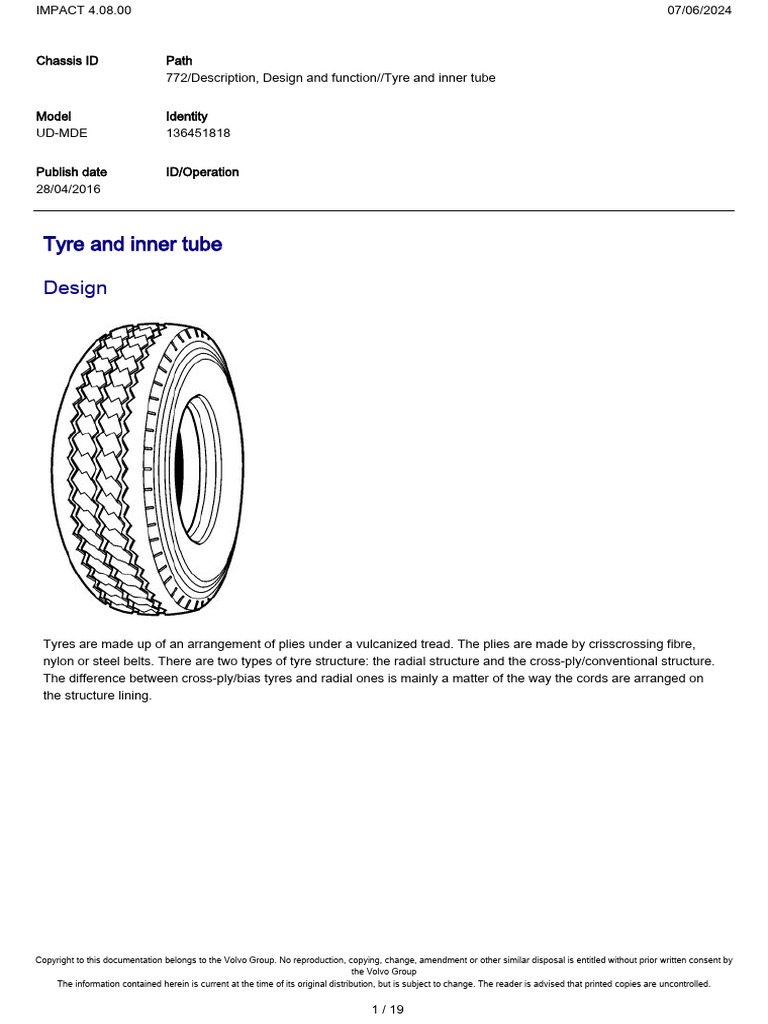 Tyre and Inner Tube | PDF | Tire | Vehicle Technology