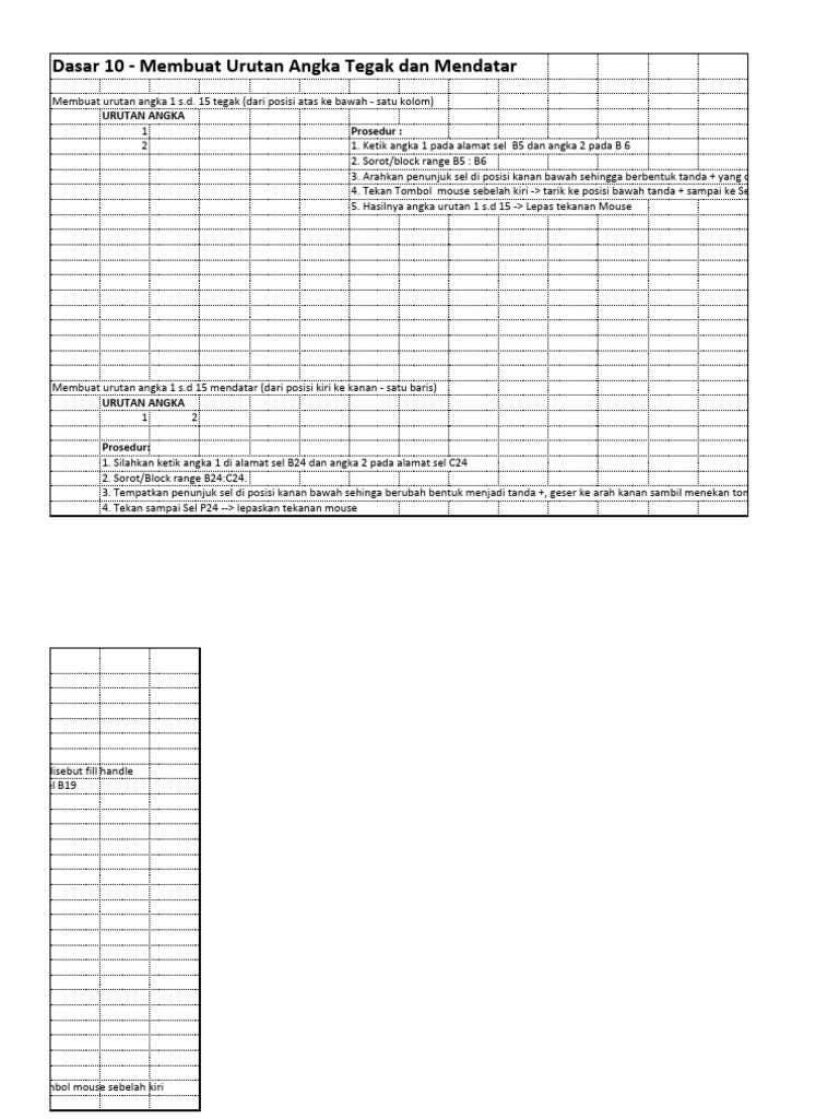 02 Dasar Excel Part 2 | PDF